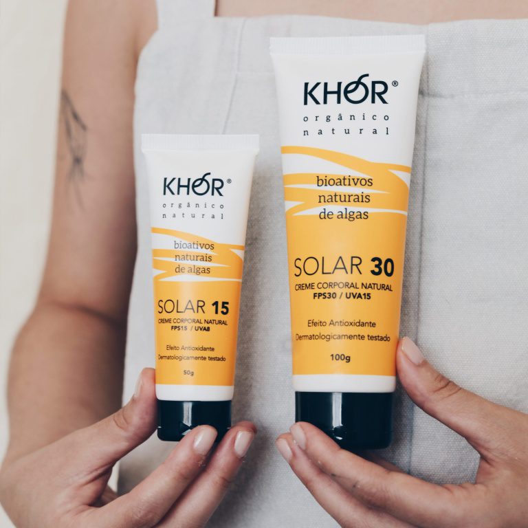 Solar e Pós-Sol - Khor Cosmetics